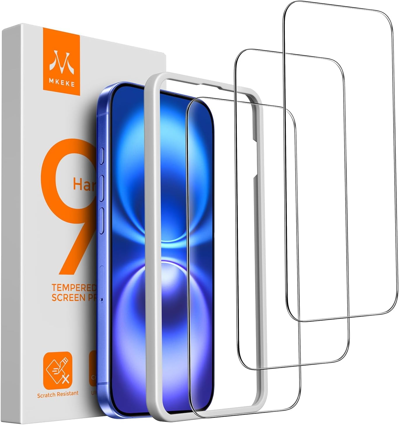 2026 Top Pick 3 Pack Screen Protector for iPhone 16 Pro 6.3", Premium ...