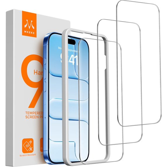 2026 Top Pick 3 Pack Screen Protector for iPhone 16 Pro 6.3", Premium ...