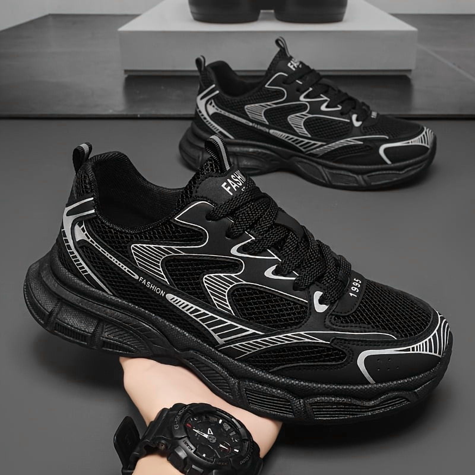 2026 Trendy Men's Breathable Dad Sneakers - Anti-Slip Cushioned Running ...