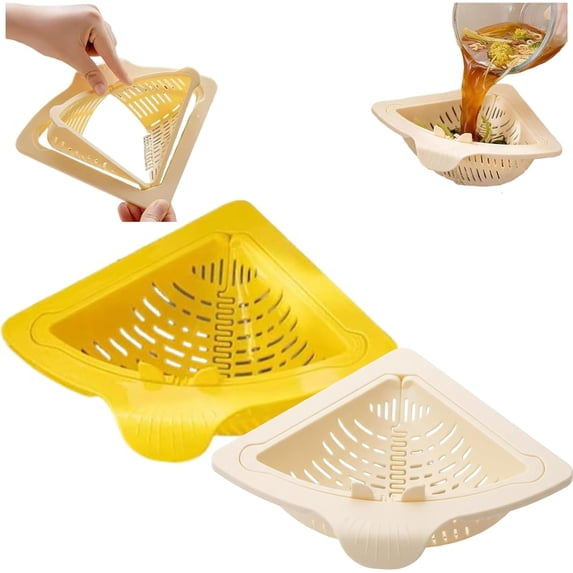2026 Triangular Sink Strainer Basket, Magnetic Multi-Purpose Kitchen ...