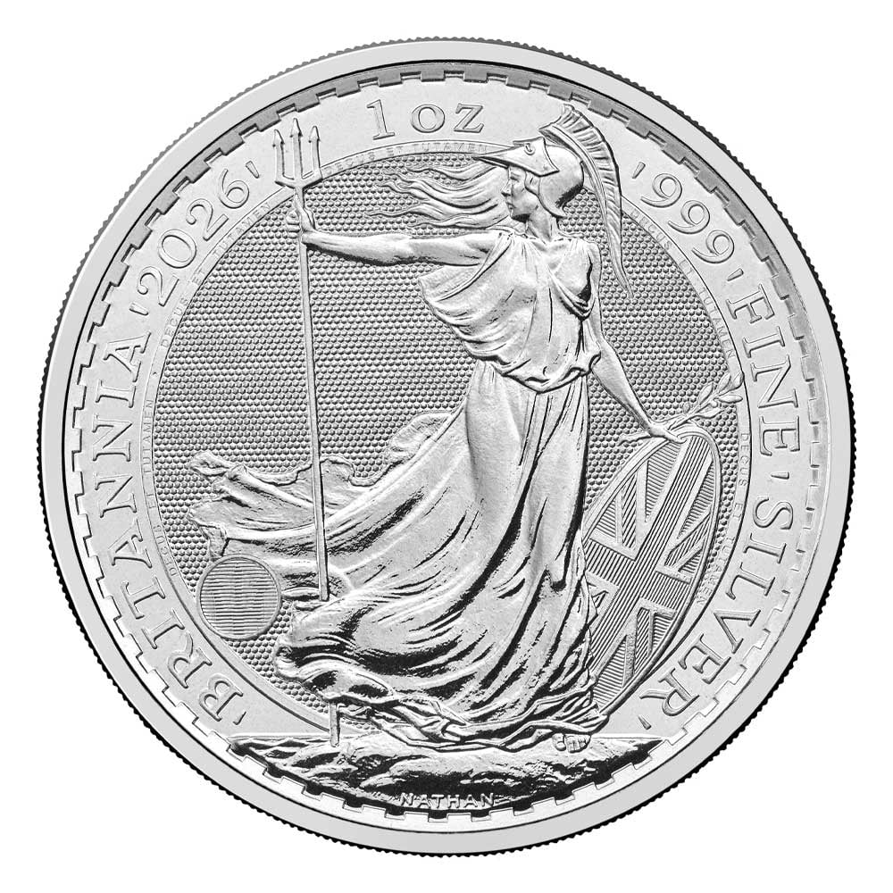 2026 U.K. 2 Pound Silver Britannia .999 1 oz Brilliant Uncirculated ...