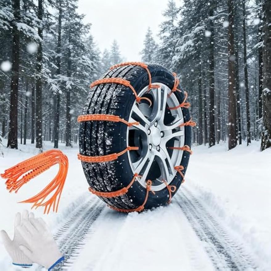 2026 Universal Reusable Anti-skid Nylon Tire Chains for Car, SUV, Van ...