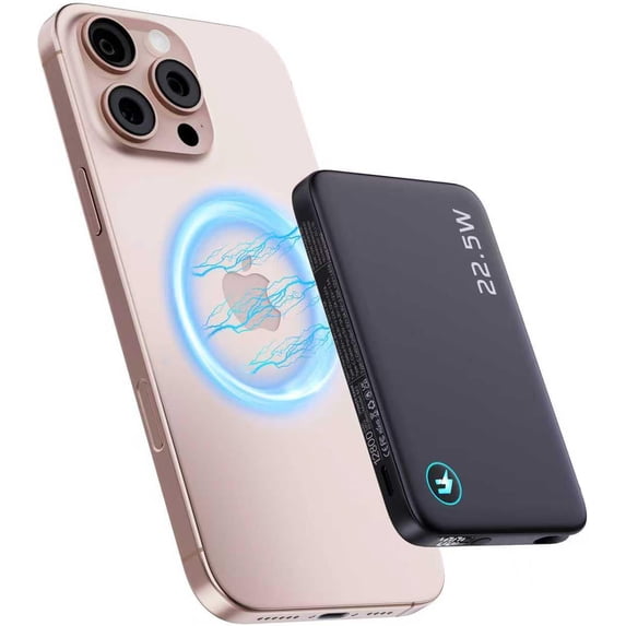 2026 Updated M3 Ultra Slim 0.4'' Wireless Power Bank, 12800mAh Magnetic ...