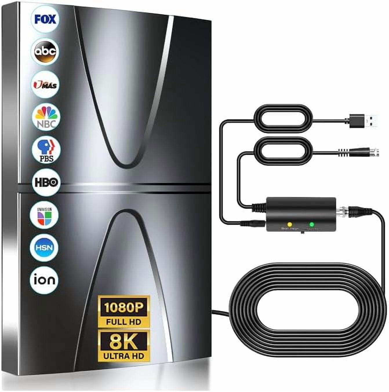 2026 Updated TV Antenna,3200+ Miles Ran Antenna for Smart Indoor ...