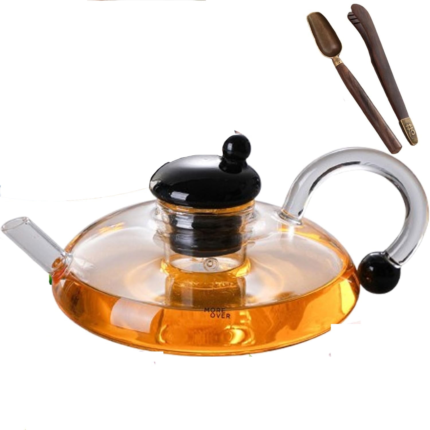 2026 Upgrade - 24 OZ Luxury Glass Teapot with Warmer,Automatic Electric ...