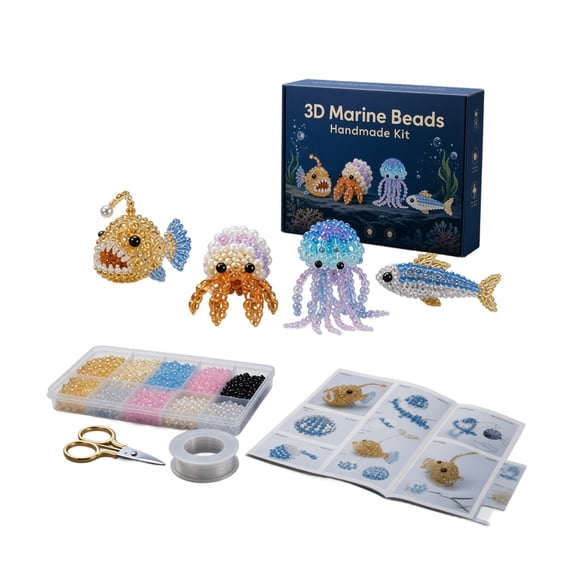 2026 Upgrade 3D Beaded Animal DIY Kit, Rich Matching Parts, Make ...
