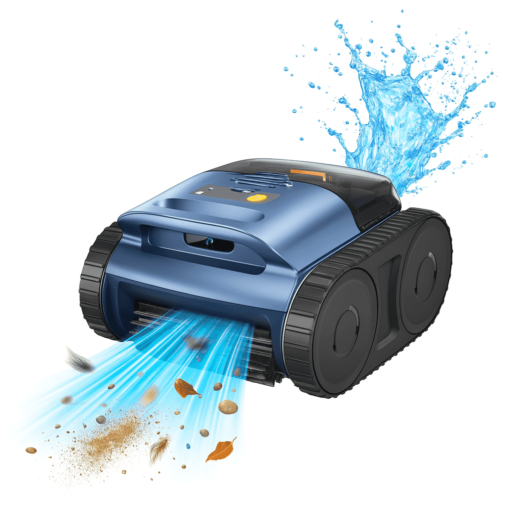 2026 Upgrade Cordless Robotic Pool Cleaner – Wireless Battery Pool ...