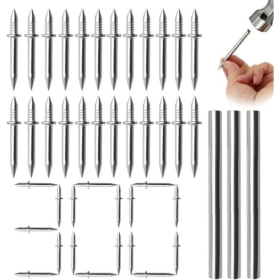 2026 Upgrade Double Headed Nails, Double-Head Skirting Thread Seamless ...