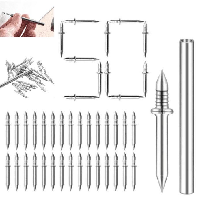 2026 Upgrade Double Headed Nails, Double-Head Skirting Thread Seamless ...