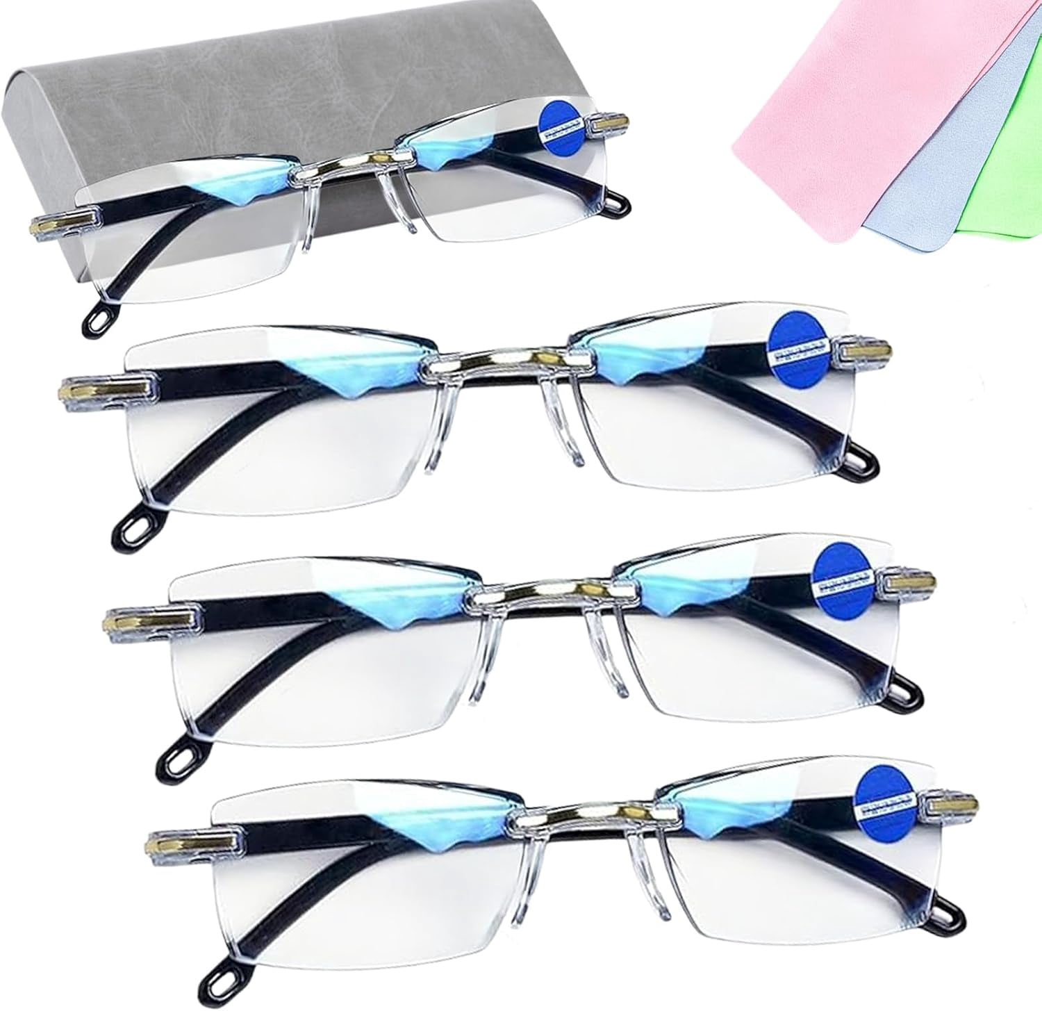 2026 Upgrade Eye Glasses Self Adjusting for Women & Men, Anti Blue ...
