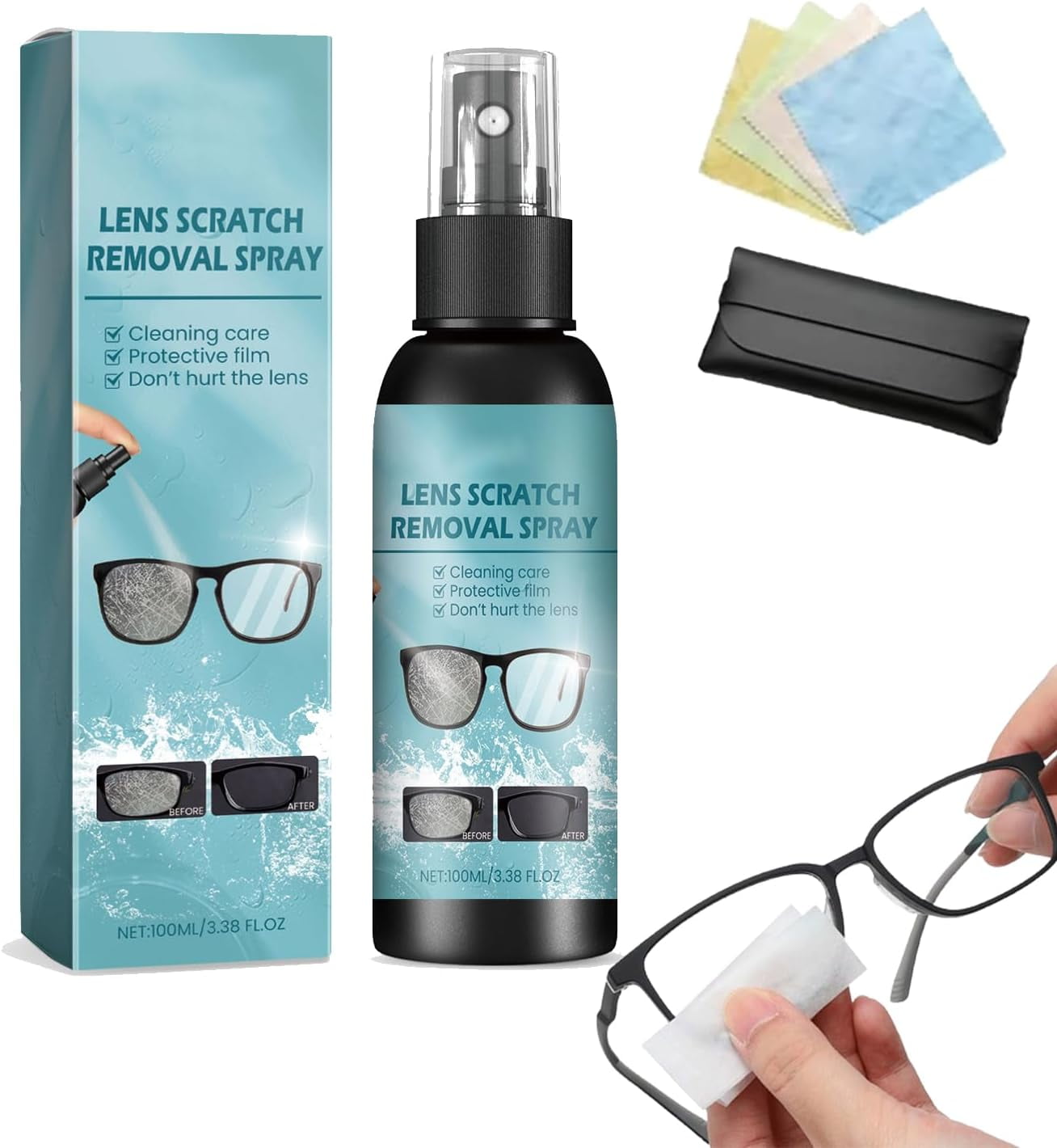 2026 Upgrade Eyeglass Scratch Remover,Eyeglass Lens Scratch Remover,Eye ...