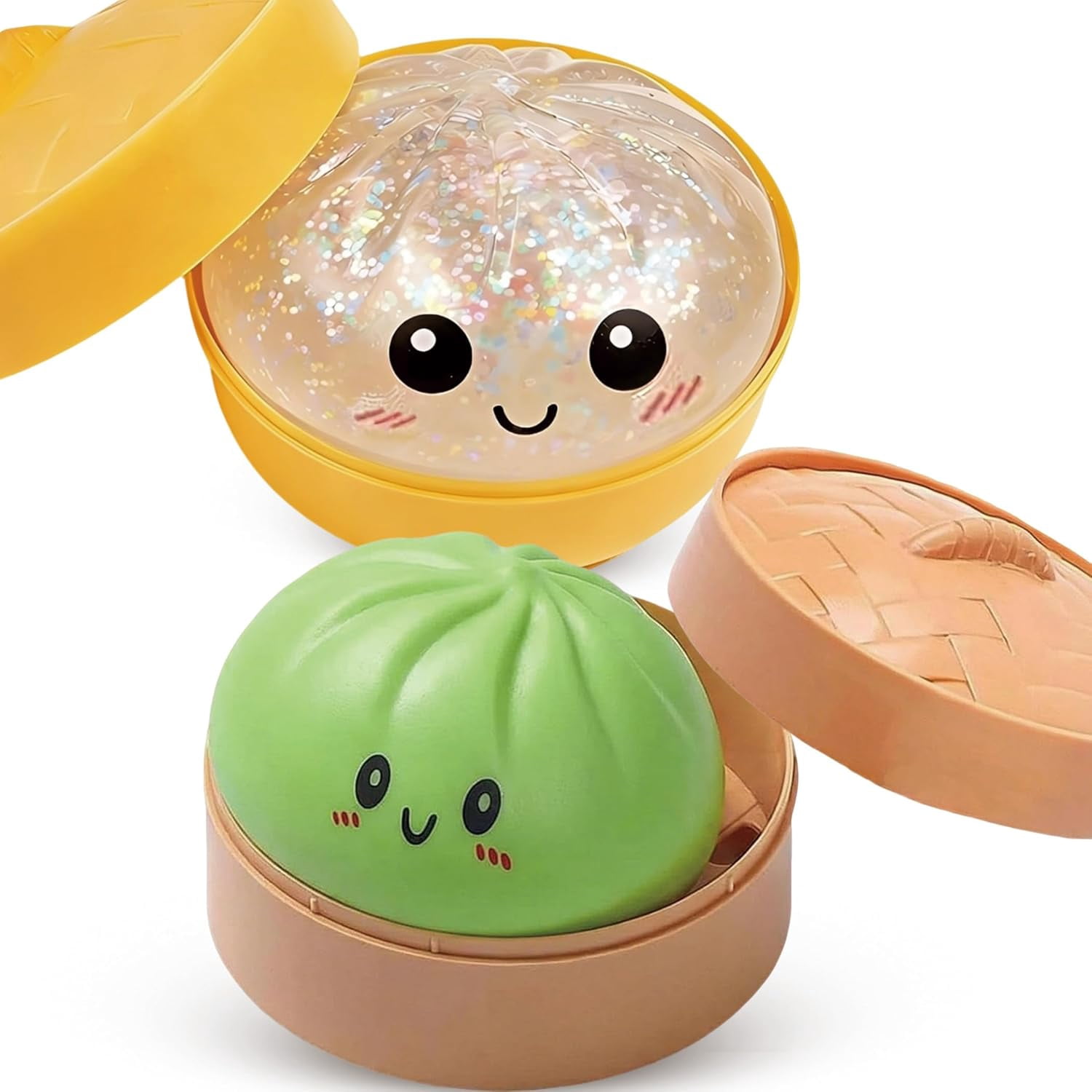 2026 Upgrade Glitter Dumpling Dumpling Squishy Glitter Dumplings