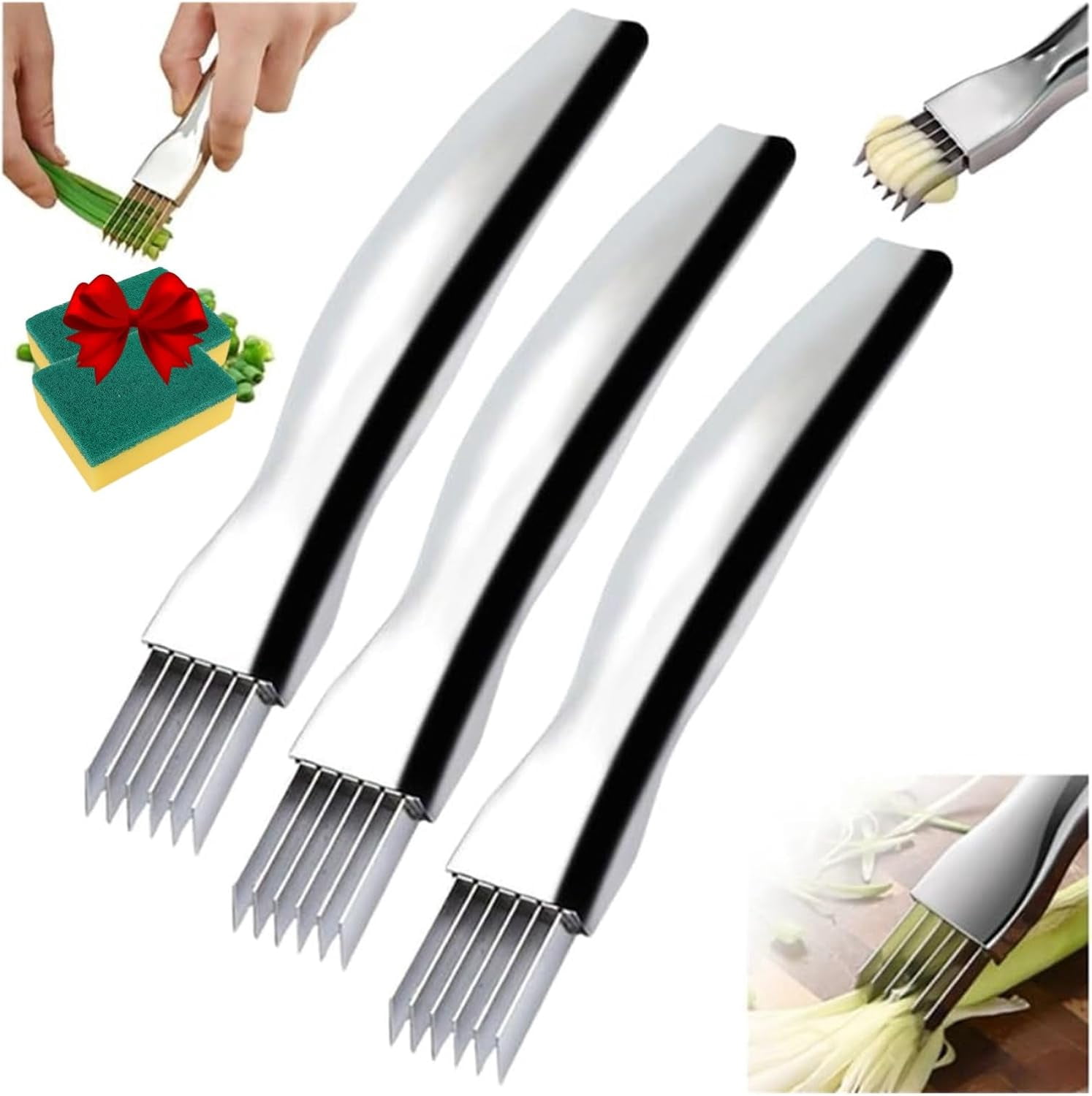 2026 Upgrade Green Onion Cutter Stainless Steel Kitchen Tool ...