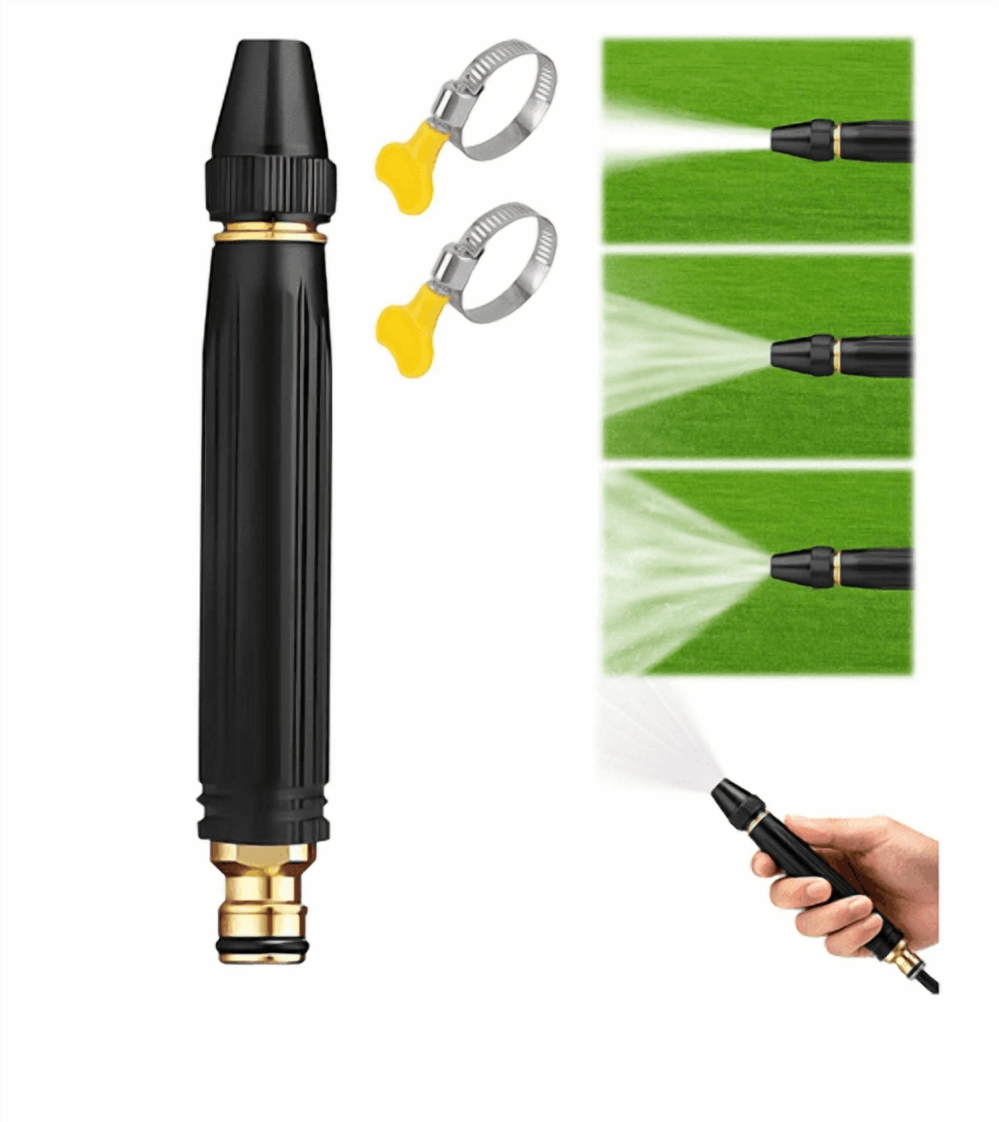 2026 Upgrade Home High-Pressure Car Wash Water Gun with Booster Nozzle ...