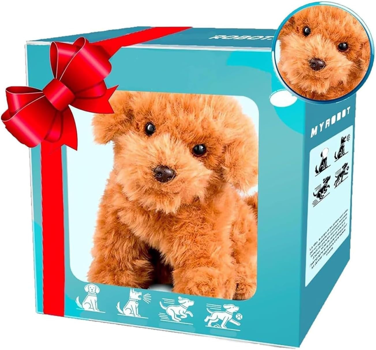 2026 Upgrade Hopping Dog Puppy, Electronic Plush Puppy Toy - Walking ...