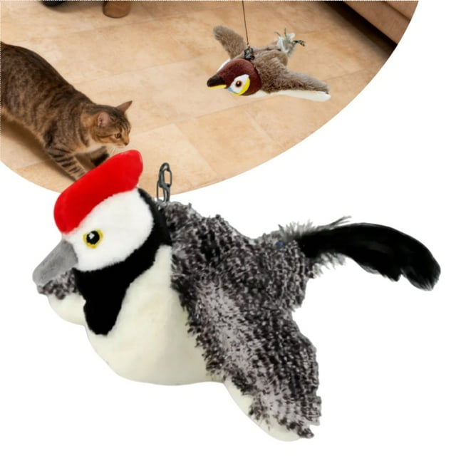 2026 Upgrade Interactive Chirping Bird Cat Toy,Flapping Wingss with ...