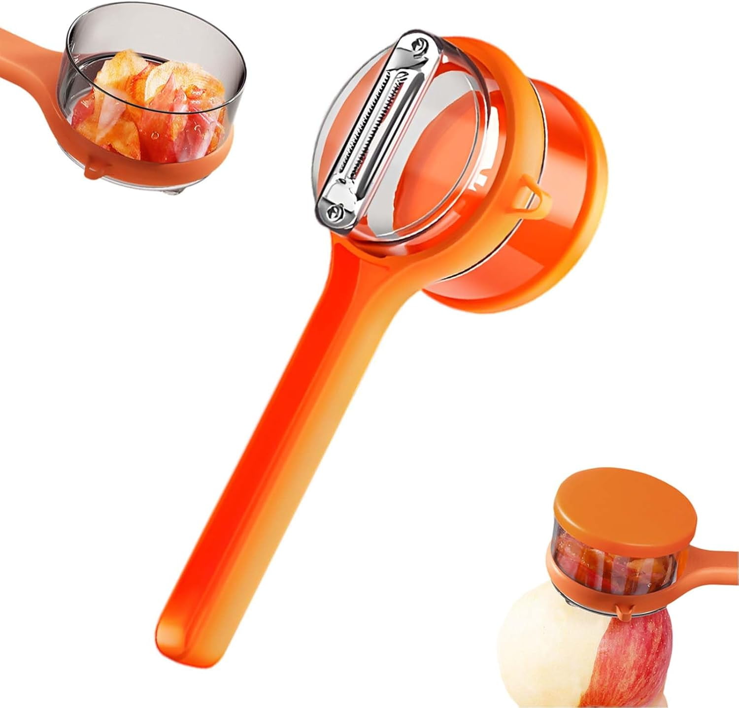2026 Upgrade Kitchen Special Fruit Peeler with Box Storage, Double ...