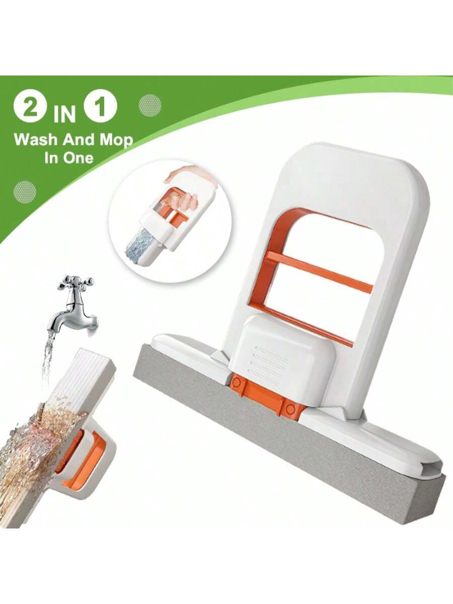 2026 Upgrade Mini Portable Self-Squeezing Mop, Wet & Dry Cleaning for ...