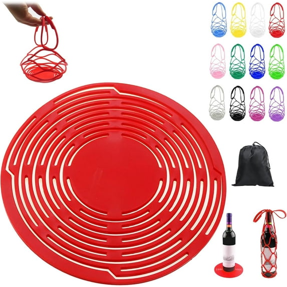 2026 Upgrade Multi-use Silicone Storage Bag Organizer, Silicone Wine ...