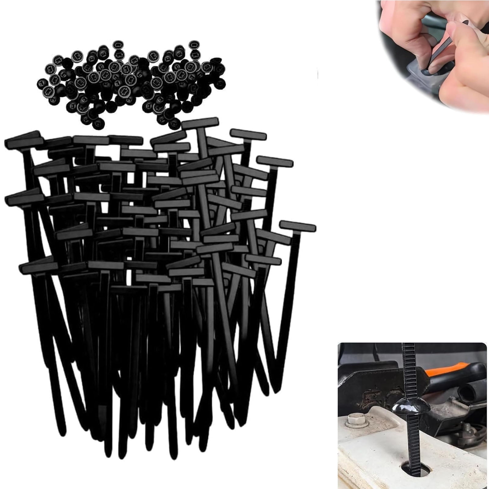 2026 Upgrade Nylon Universal Cable Tie Buckle,New Heavy Duty Self ...