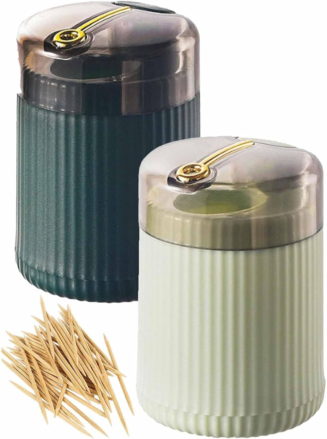2026 Upgrade Pop-Up Automatic Toothpick Dispenser, Luxury Push Button ...