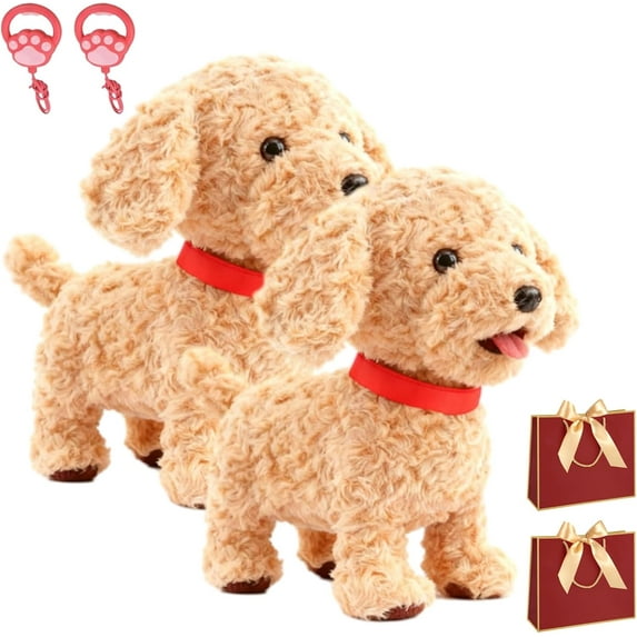 2026 Upgrade Puppy Dog, Interactive Robot Dog with Remote Control Leash ...