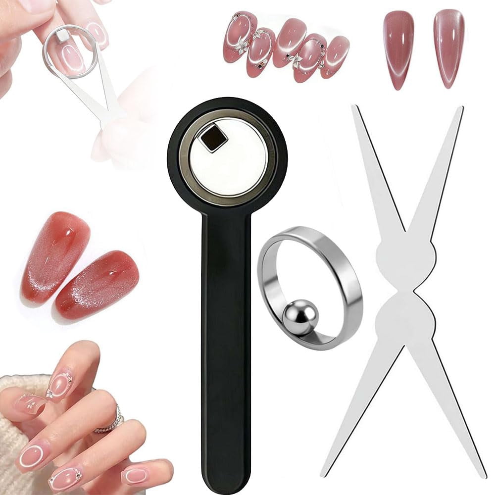 2026 Upgrade Ring-Shaped Cat Eye Magnet for Nails, Y & Rin-gMagnet ...