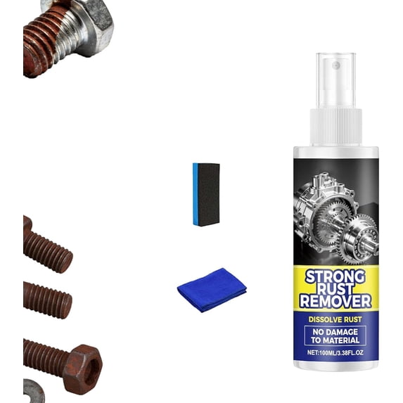 2026 Upgrade Rust Remover Spray for Metal, Heavy Duty Rust Stain ...