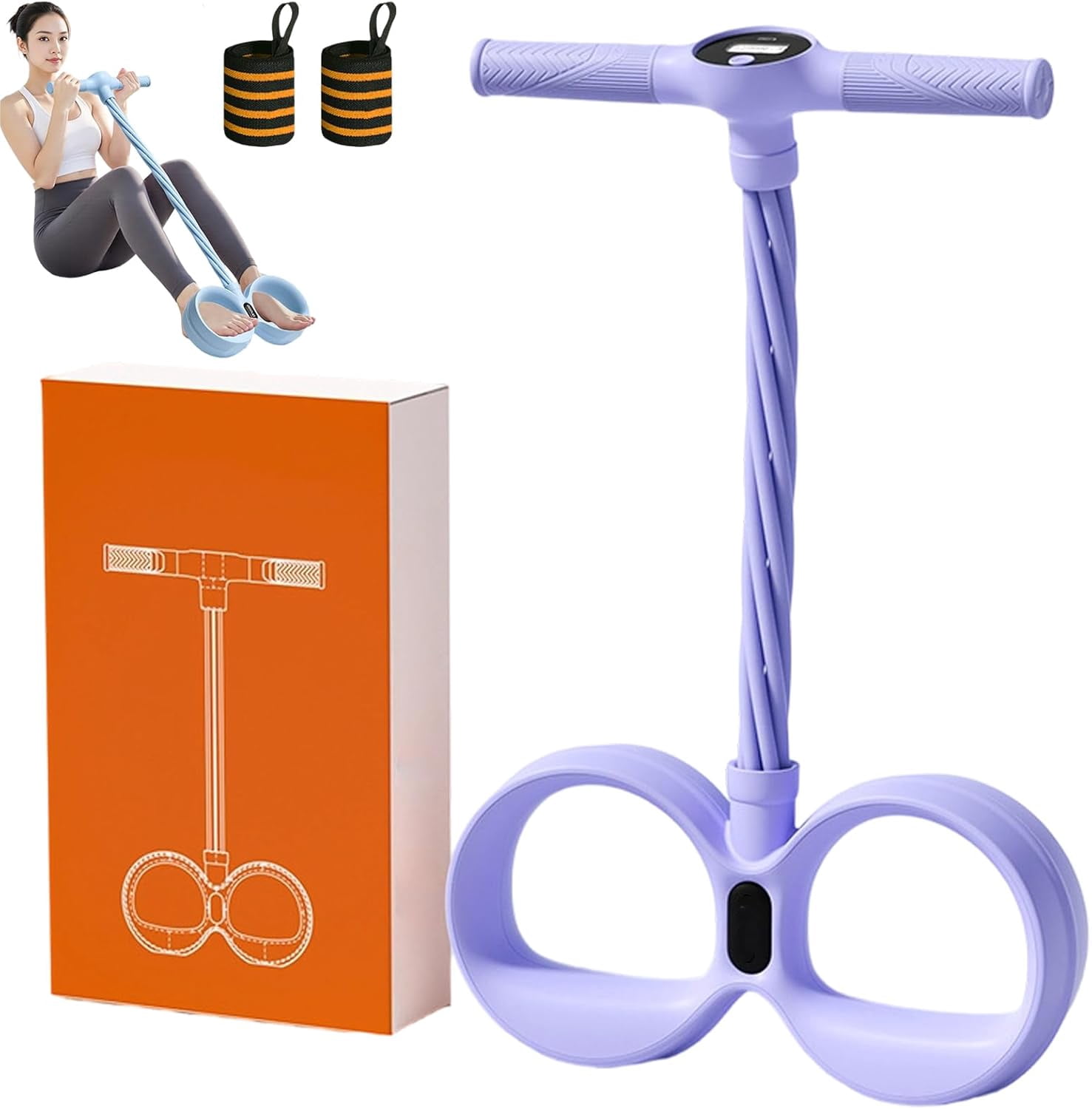 2026 Upgrade Smart Foot Pedal Puller with Digital Counter & Handles, 6 ...