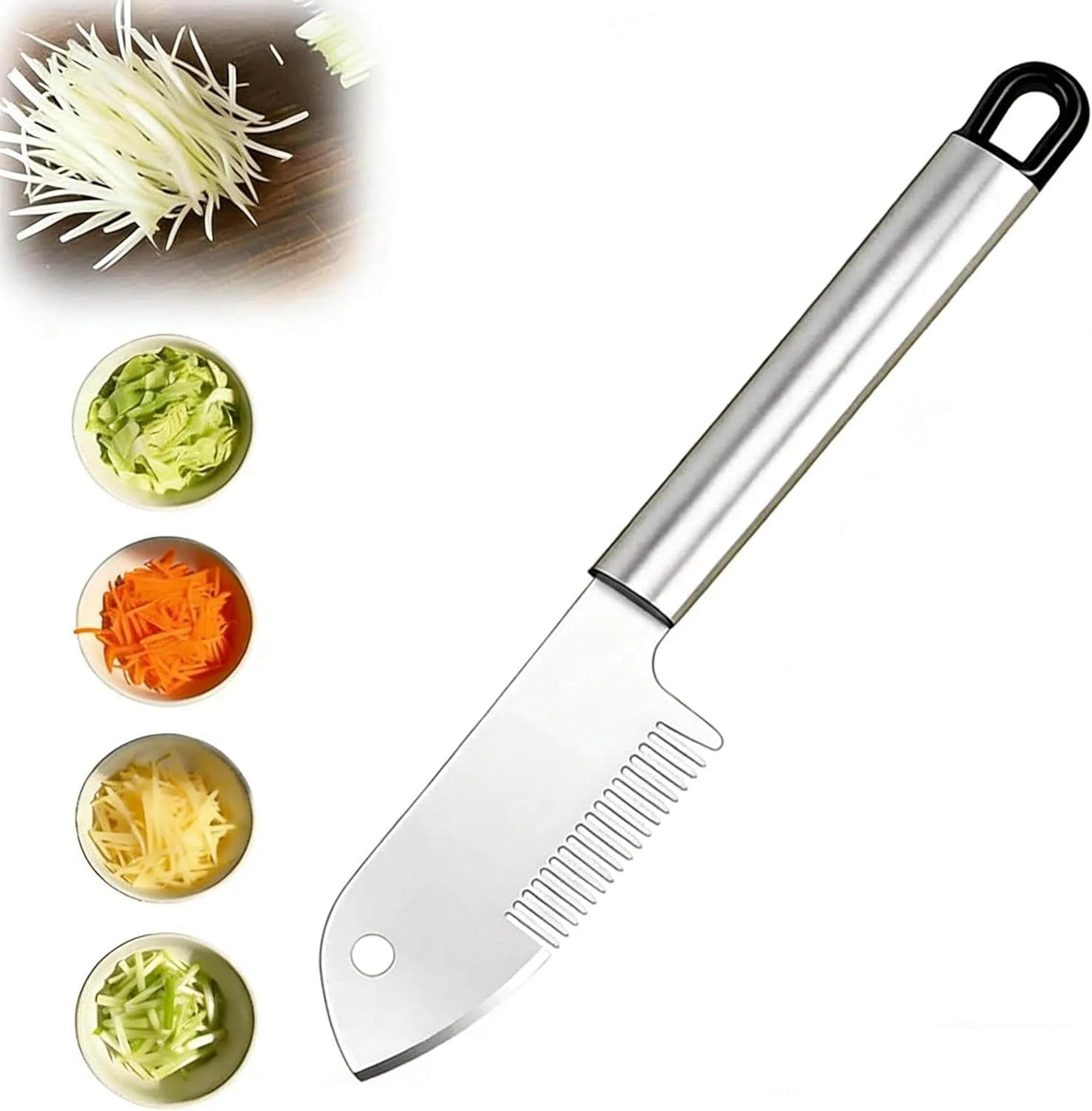 2026 Upgrade Stainless Steel Multi-purpose Julienne Peeler, Precision ...