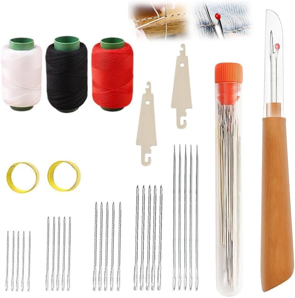 2026 Upgrade Steel Needles for Hand Sewing, Big Eye Stainless Steel ...