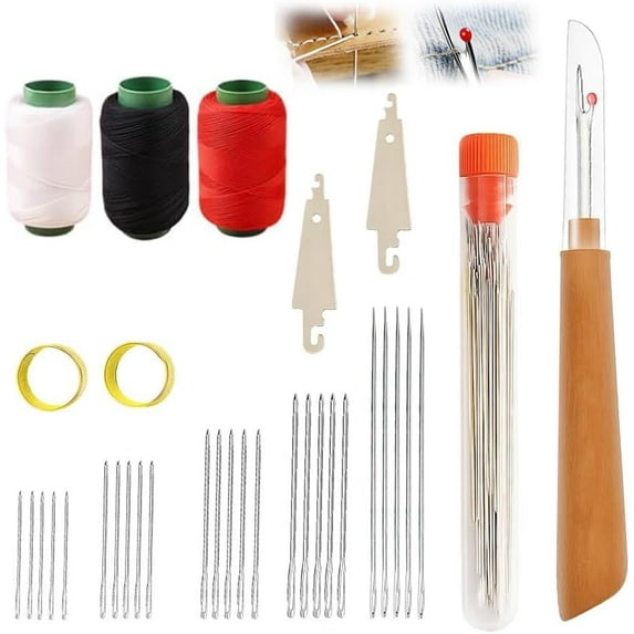 2026 Upgrade Steel Needles for Hand Sewing, Big Eye Stainless Steel ...