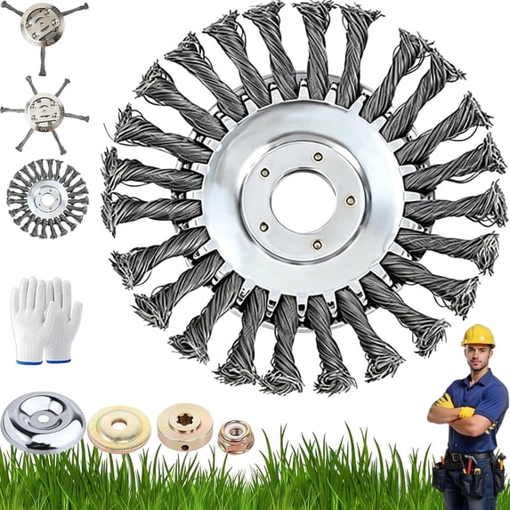 2026 Upgrade Steel Wire Grass Trimmer Head, String Trimmer Replacement ...