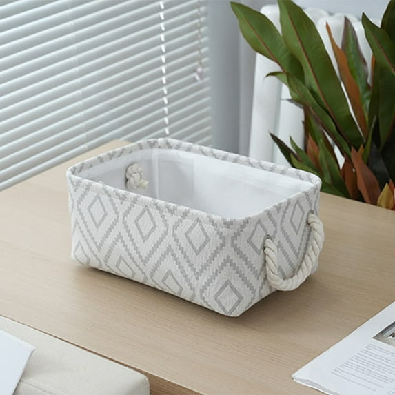 2026 Upgrade Storage Basket Fabric Material Foldable Storage Basket ...
