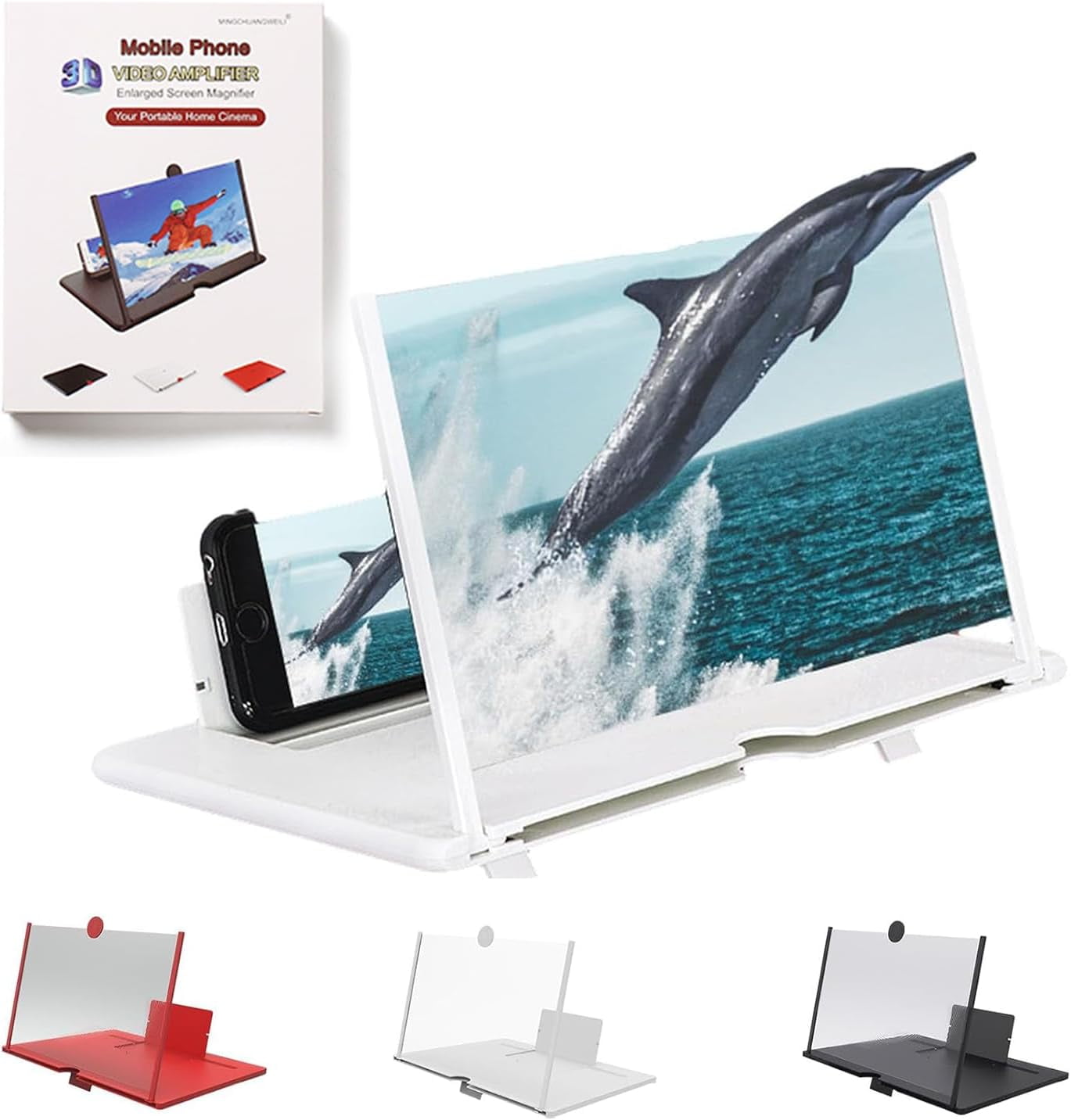 2026 Upgrade Ultra-HD Mobile Phone Magnifier 10/12/14/16/18 Inch ...