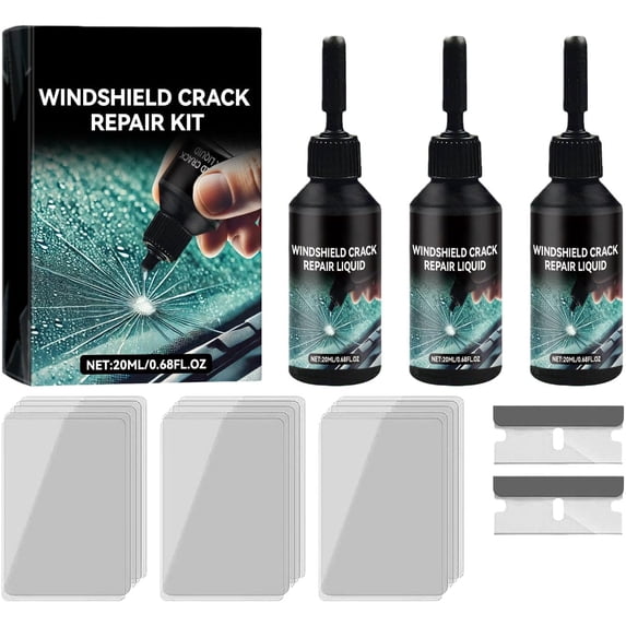 2026 Upgrade Windshield Crack Repair Kit, Windshield Chip Repair Kit ...