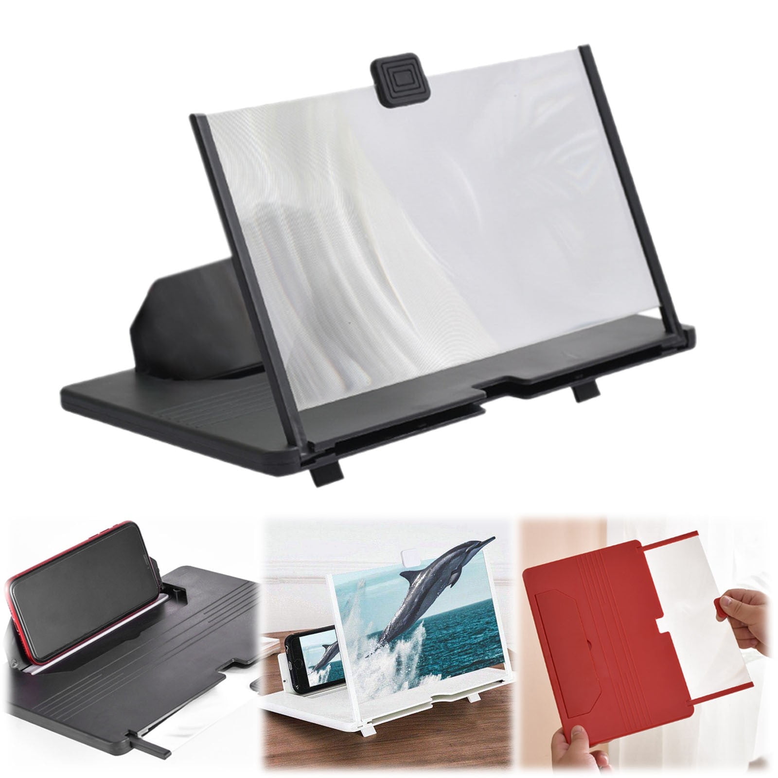 2026 Upgraded 10-inch HD Screen Magnifier for Smartphones, Portable ...