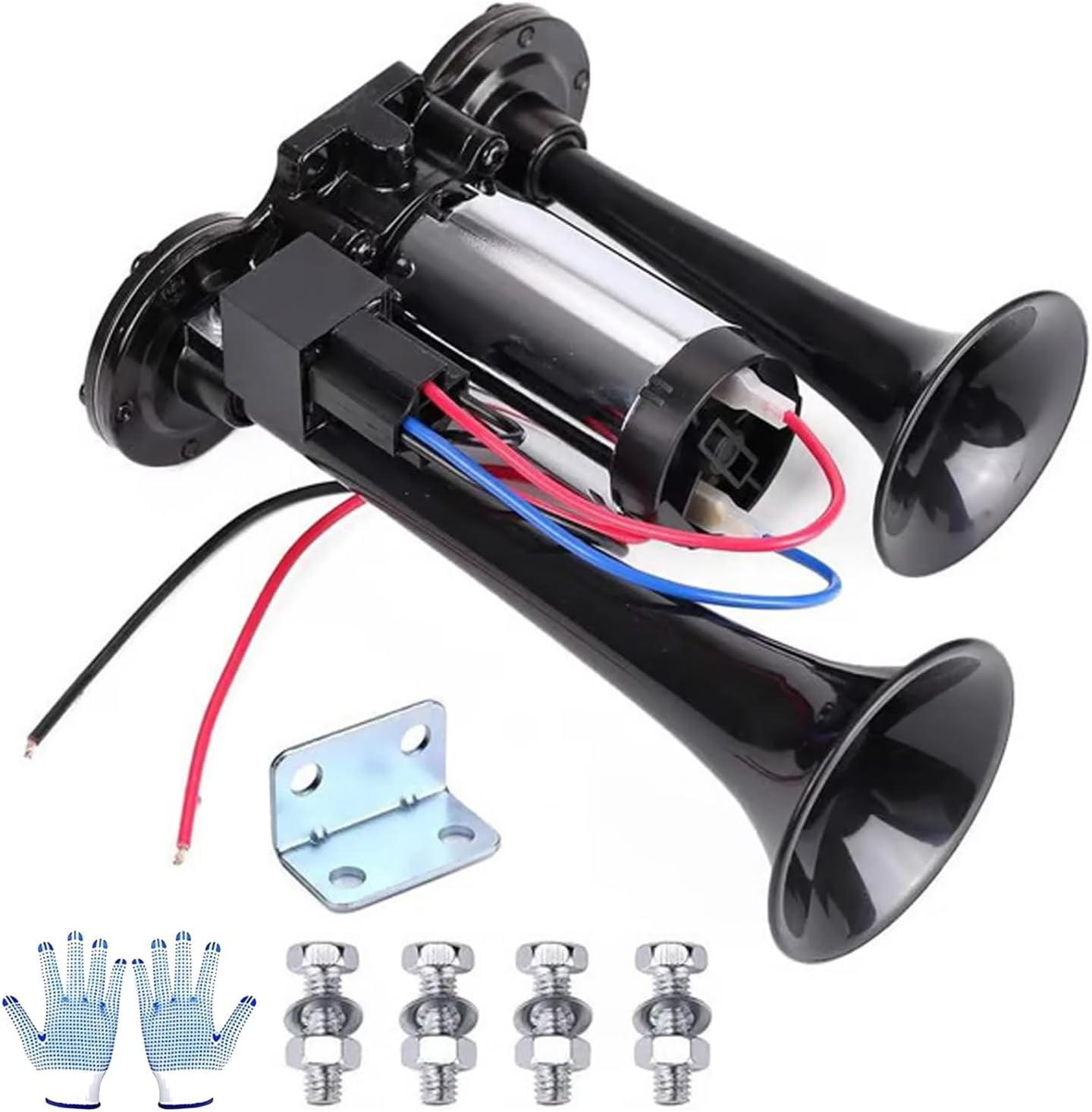 2026 Upgraded 135dB Train Air Horn Kit – Dual-Tone Trumpets with ...
