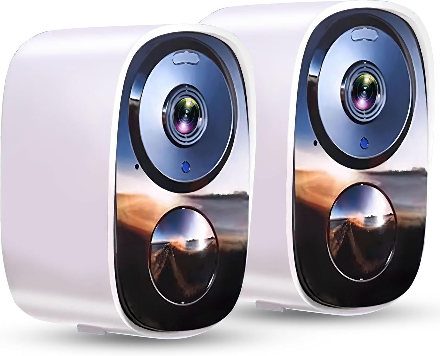 2026 Upgraded 2K 2-Pack Wireless Security Cameras, AI Detection ...