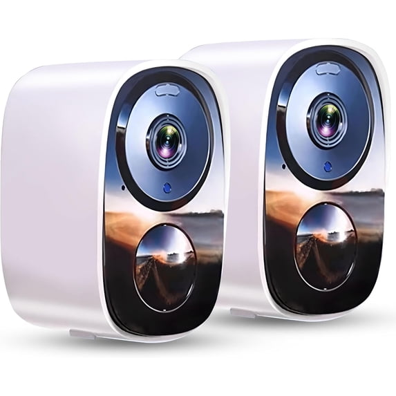2026 Upgraded 2K 2-Pack Wireless Security Cameras, AI Detection ...