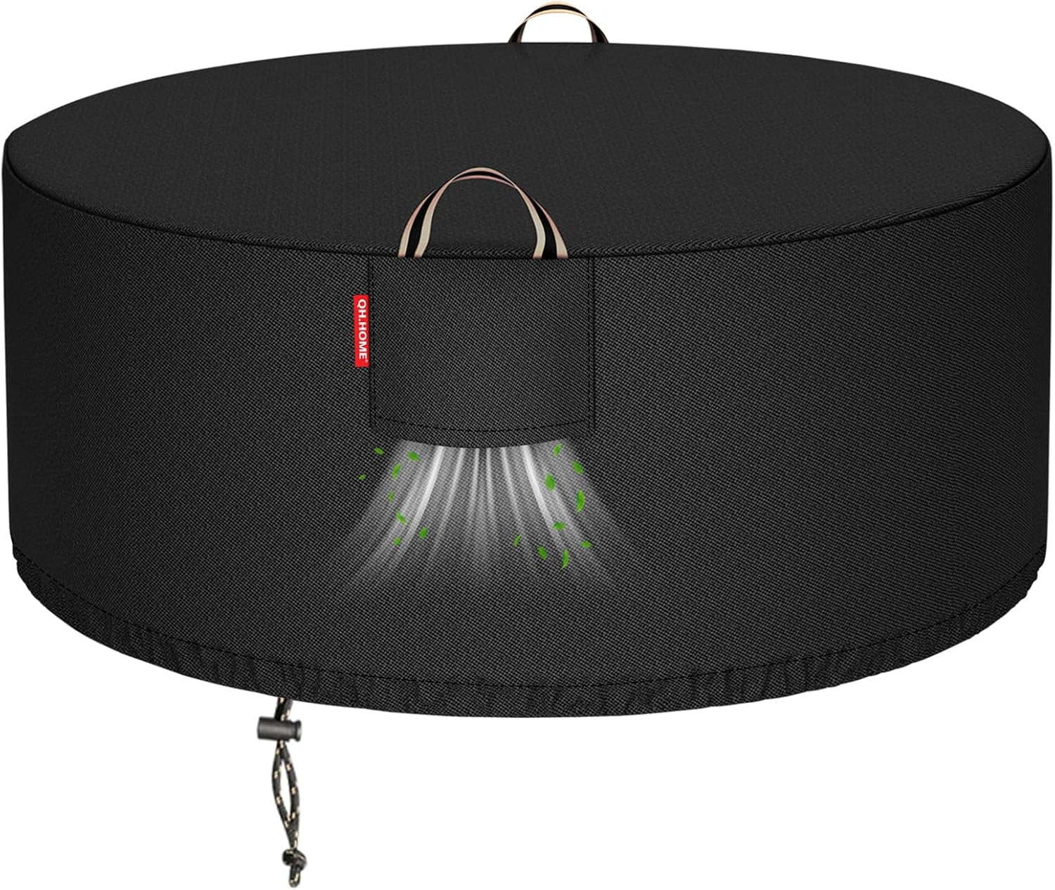 [2026 Upgraded] 900D Heavy Duty Round Fire Pit Cover 41-44 Inch ...
