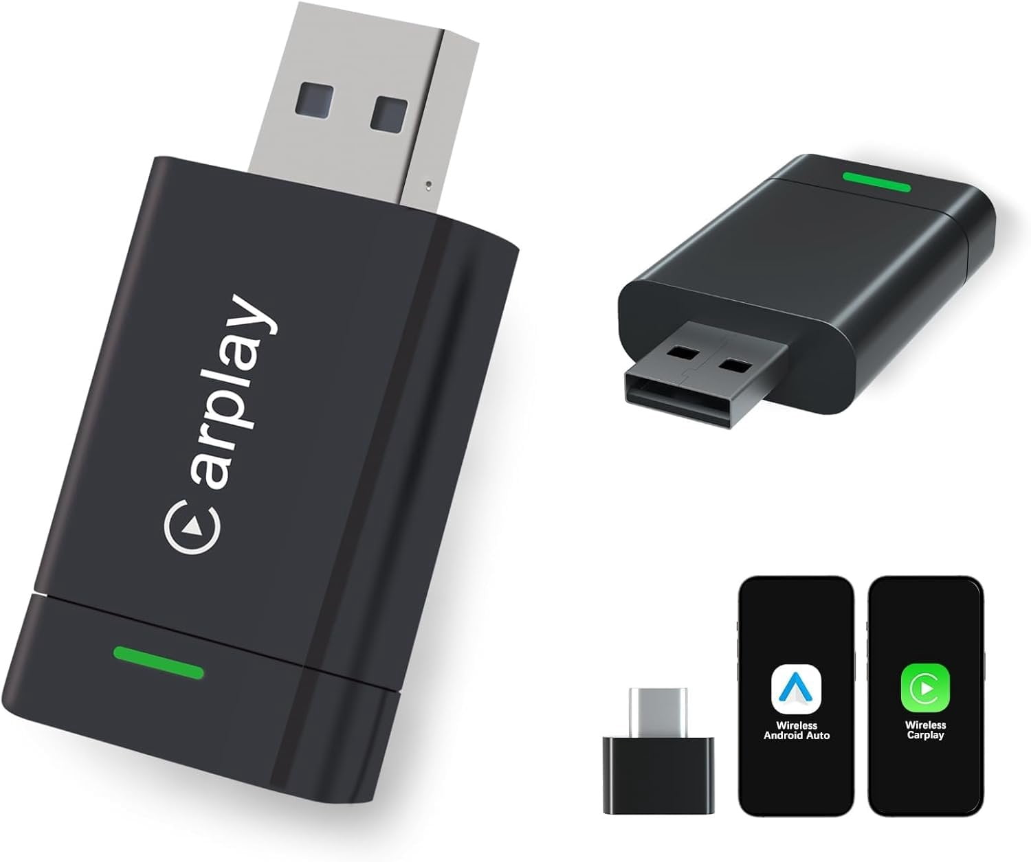 2026 Upgraded Adapter for - Mini Wired to Dongle, 5.8GHz WiFi ...