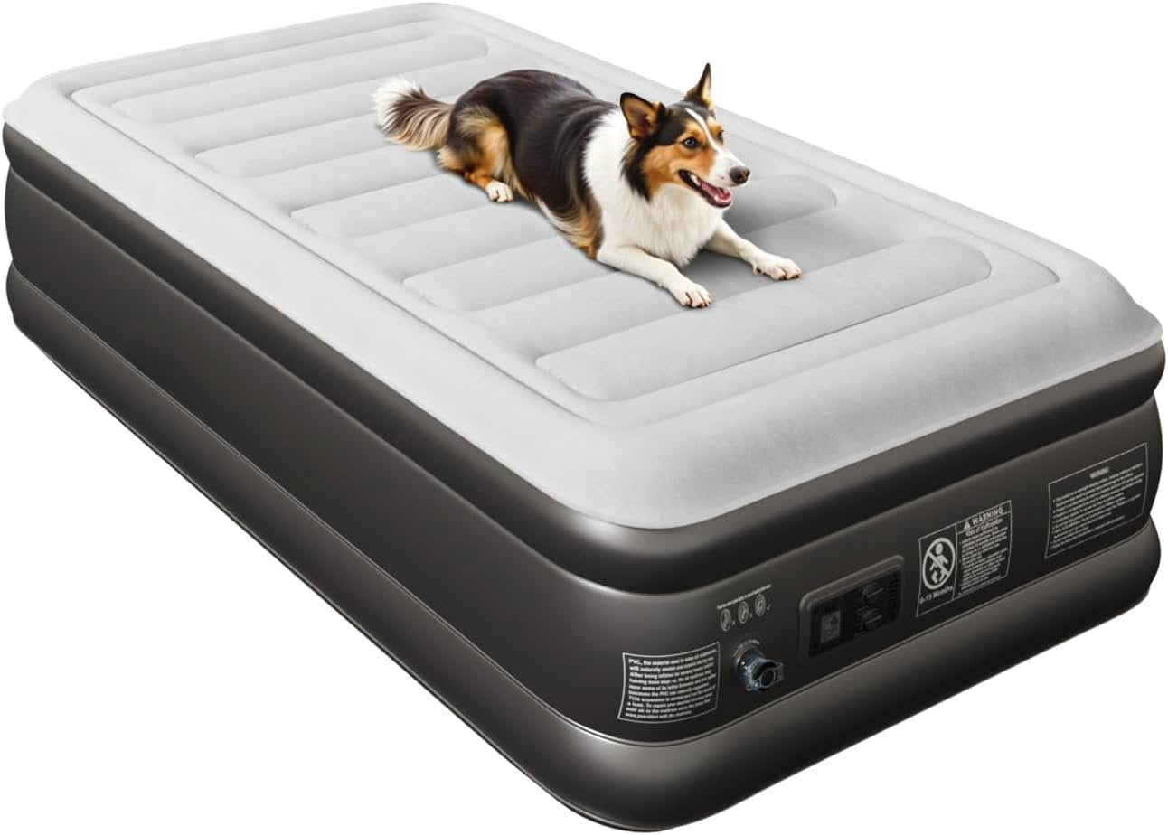 2026 Upgraded Air Mattress with Built in Pump, 3 Mins Quick Self ...