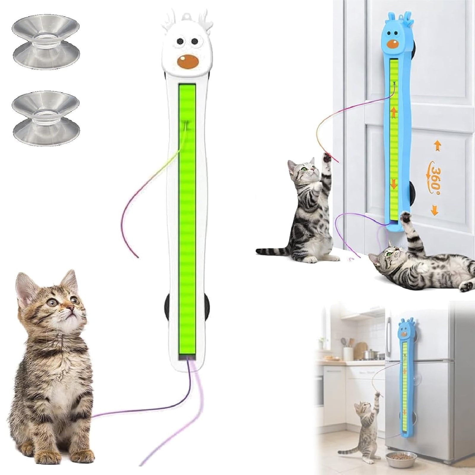 2026 Upgraded Auto Motion Flying Rope Cat Toy, Automatic Electric Wall ...