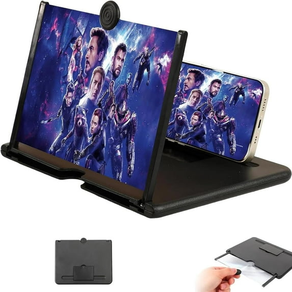 2026 Upgraded Big Screen Phone Magnifier,3D HD Screen Amplifier with ...