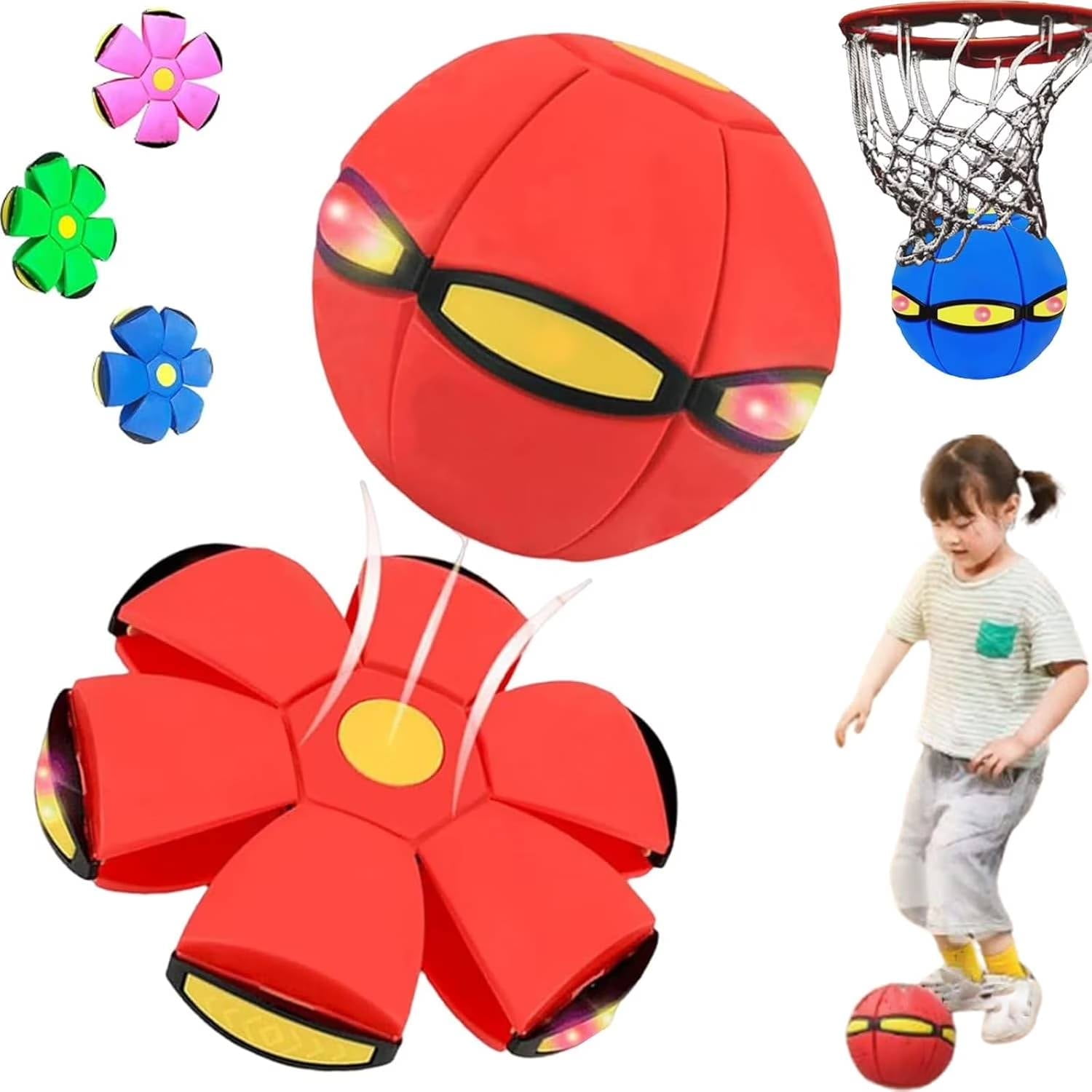 2026 Upgraded Bouncing Ball with LED Lights, Magic Metaball, Magic ...