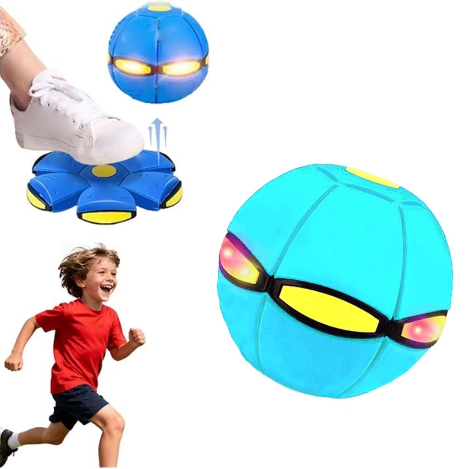 2026 Upgraded Bouncing Ball with Lights, Magic Metaball, Magic Flying Saucer, Bouncy Ball ...