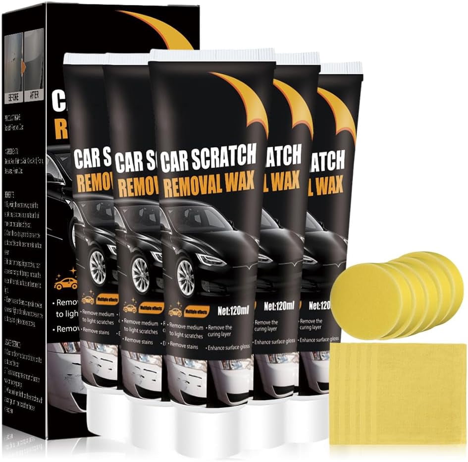 2026 Upgraded Car Scratch Remover Kit with Wipe & Sponge for Deep ...