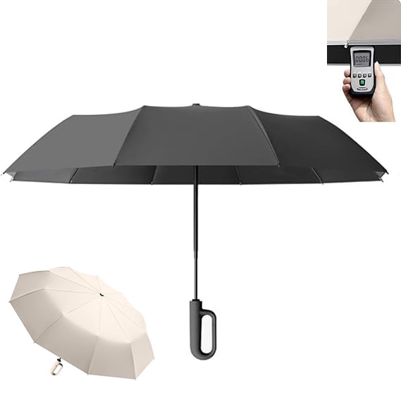 2026 Upgraded Creative Ring Buckle Windproof Reinforced Umbrella ...