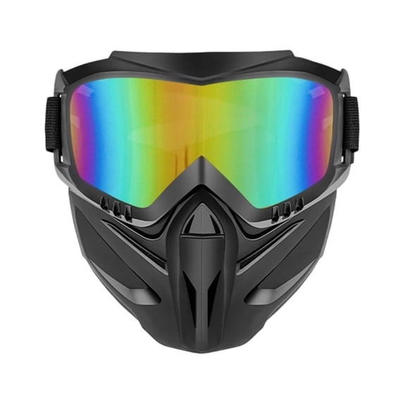 2026 Upgraded Detachable Full Face Goggle Mask, Anti-debris Mowing ...
